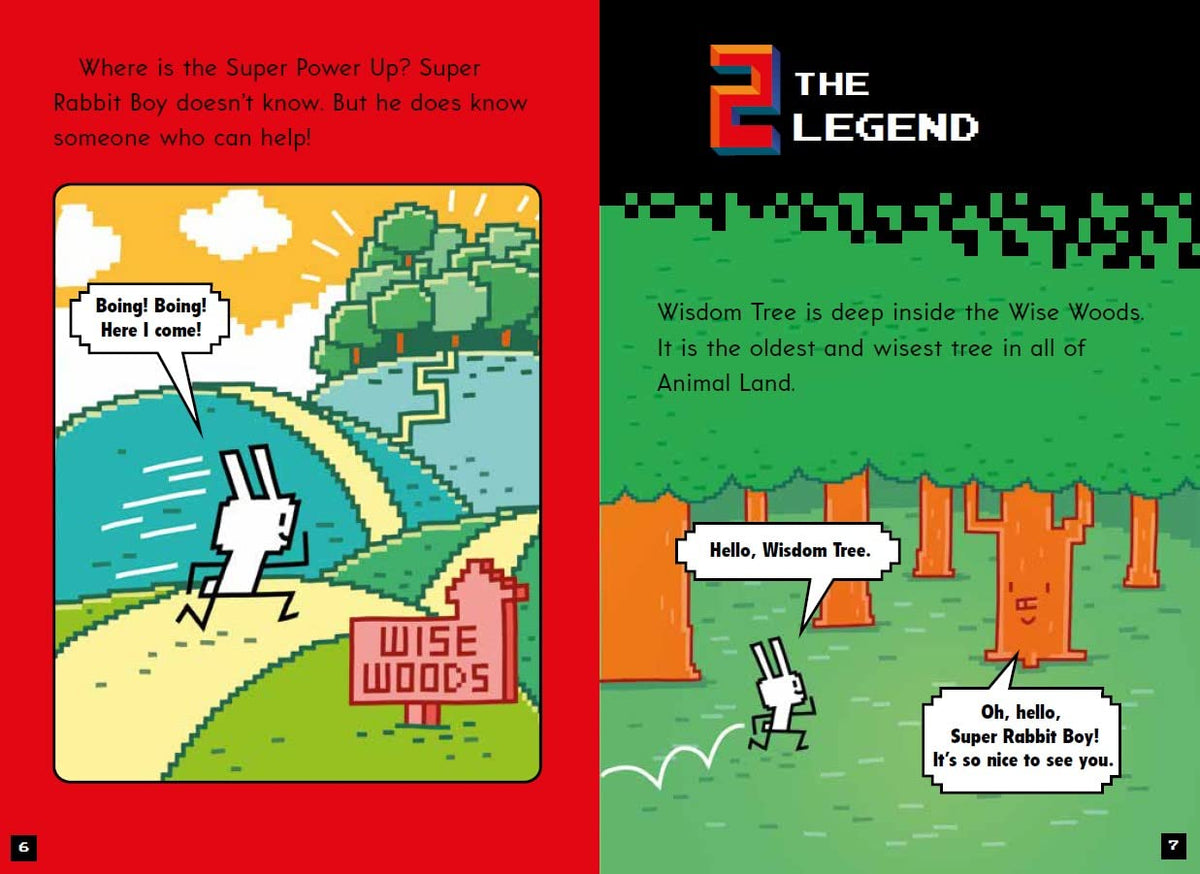 Press Start! #2 Press Start! Super Rabbit Boy Powers Up! - Paperback