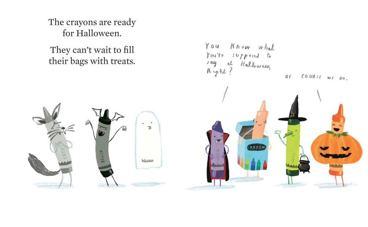 The Crayons Trick Or Treat - Hardback