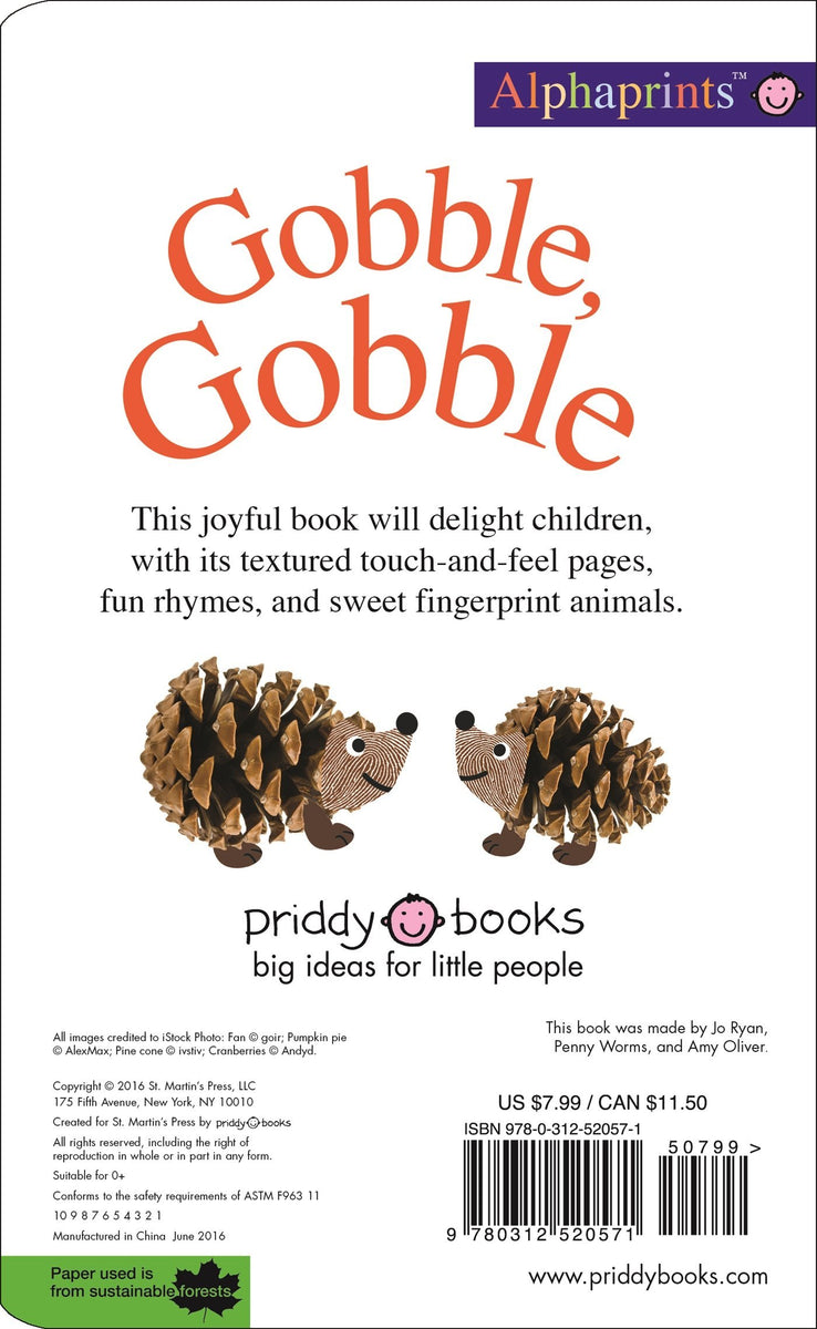 Alphaprints : Gobble Gobble : Touch and Feel : Board Book
