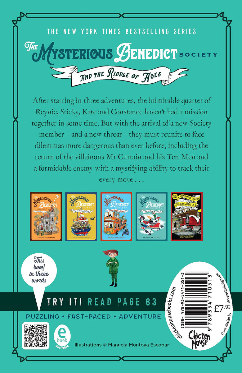 The Mysterious Benedict Society #4: The Riddle of Ages - Paperback