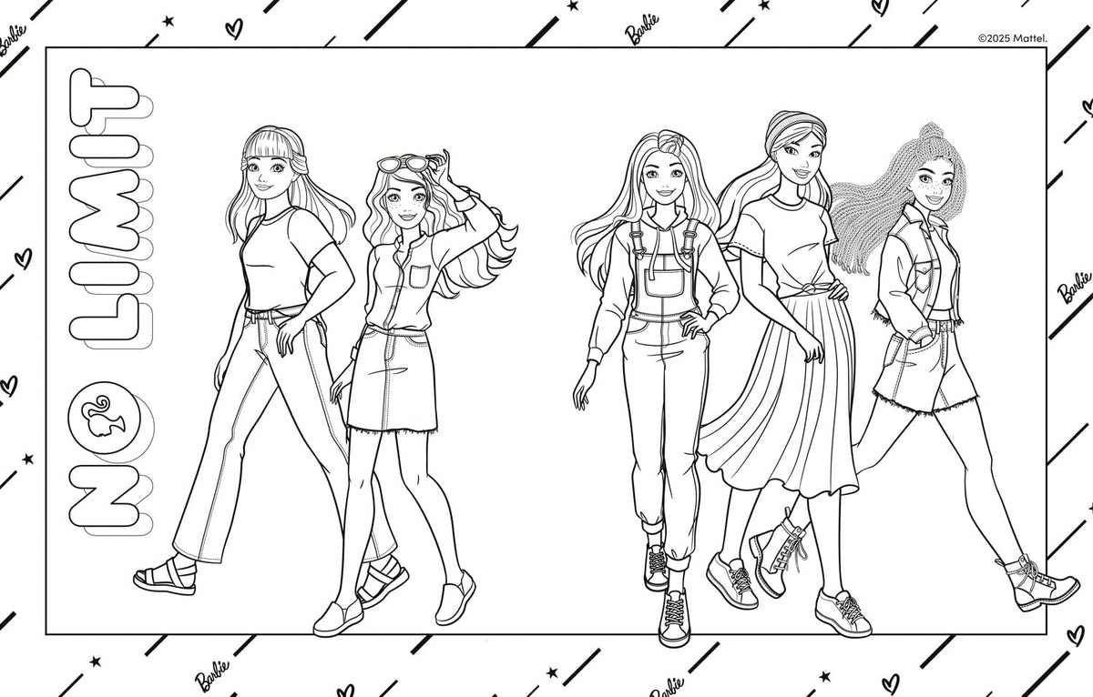 Barbie Dream Team Colouring Book - Paperback