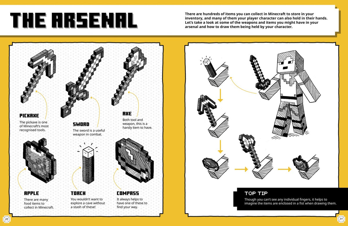 Minecraft How To Draw - Paperback
