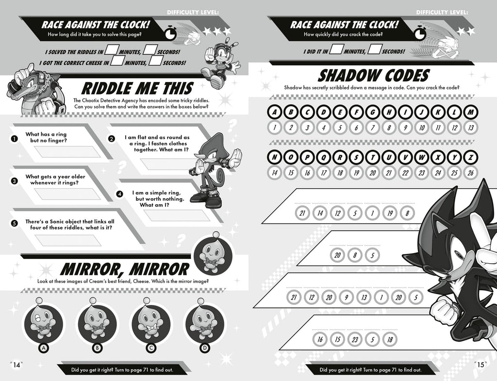 Sonic the Hedgehog Gotta Go Fast Puzzle Book - Paperback