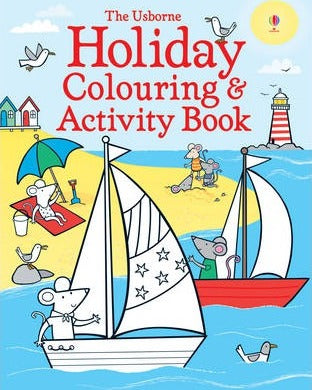 Usborne Holiday Colouring and Activity Book - Paperback