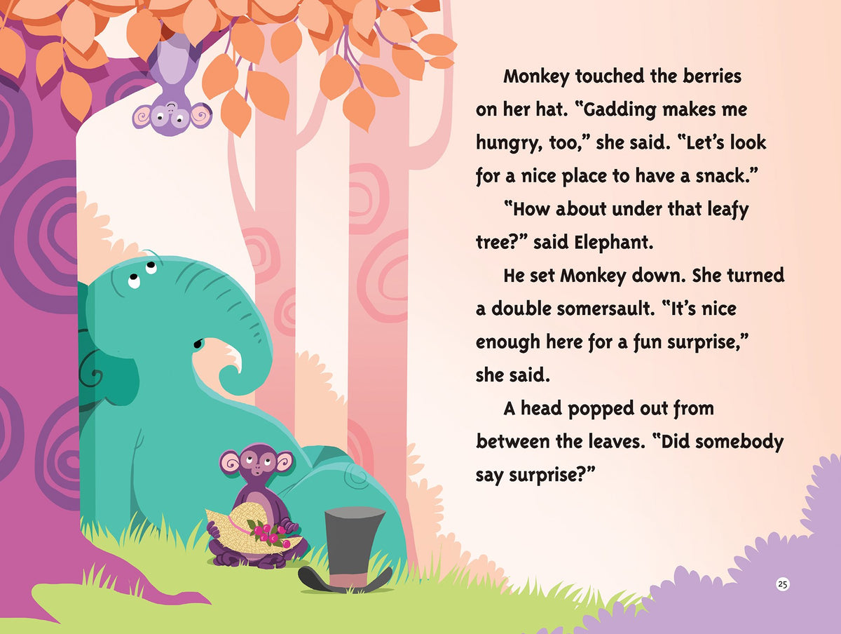 Sparks Reader : Monkey and Elephant Go Gadding - Paperback