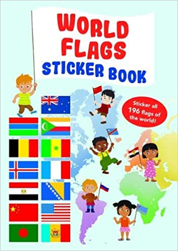 World Flag Sticker Book - Paperback