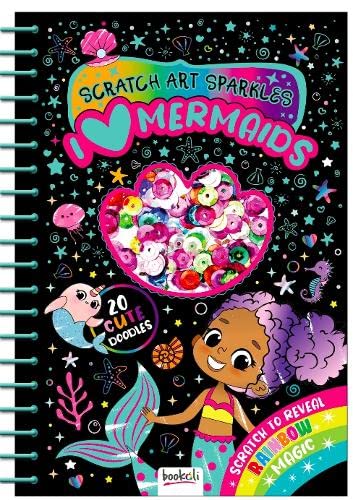 Scratch Art Sparkles I Love Mermaids