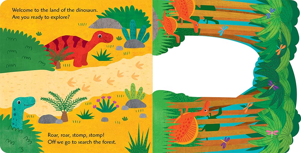 Push and Play : Dinosaur Stomp! - Board Book