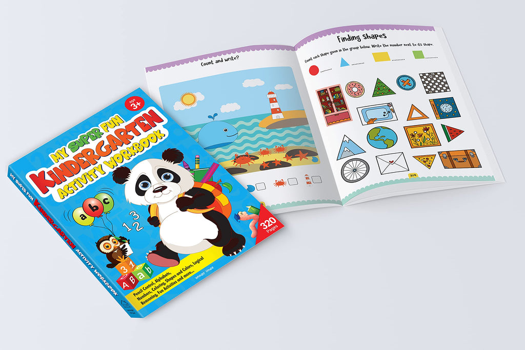 My Super Fun Kindergarten Activity Workbook for Children - Paperback
