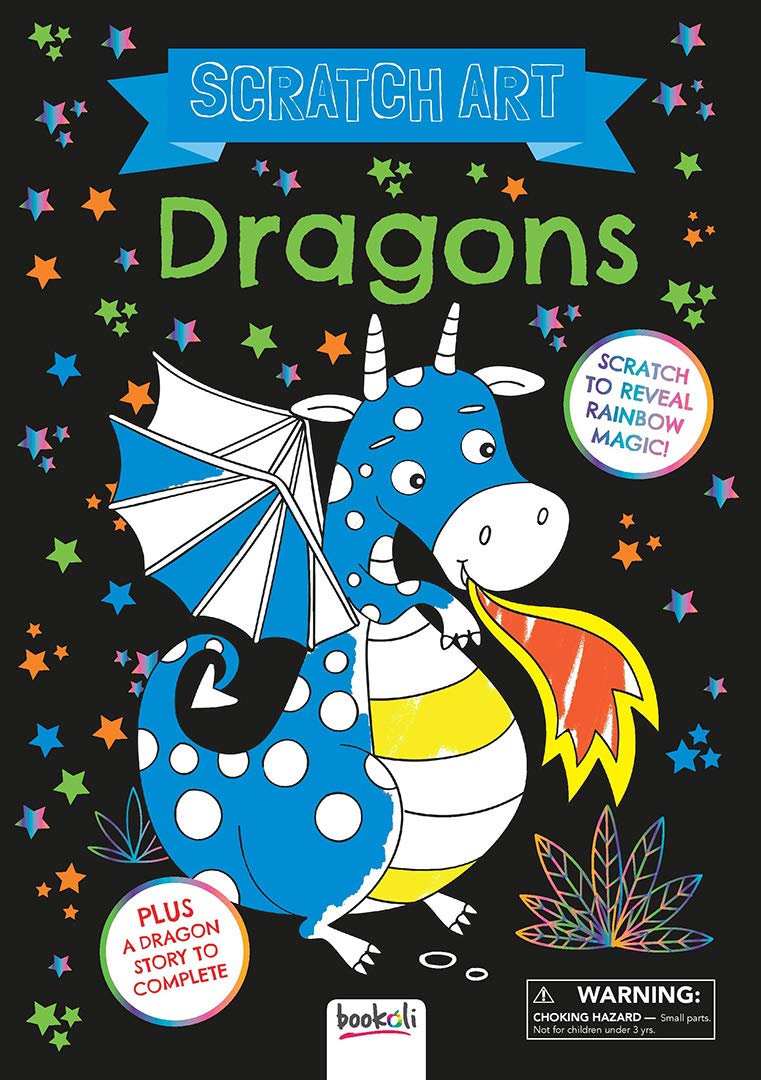 Dragons: Scratch Art - Hardback