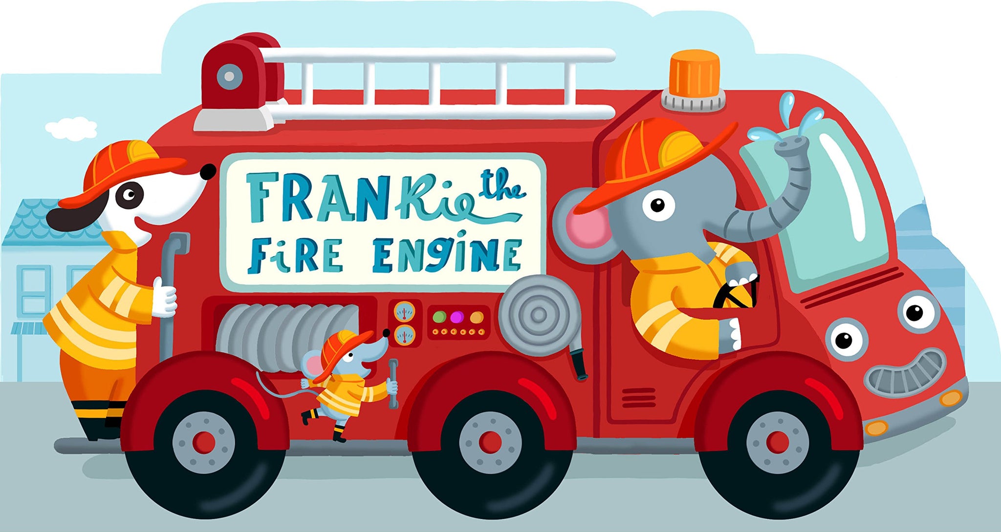 Rolling Wheels : Frankie The Fire Engine - Board Book