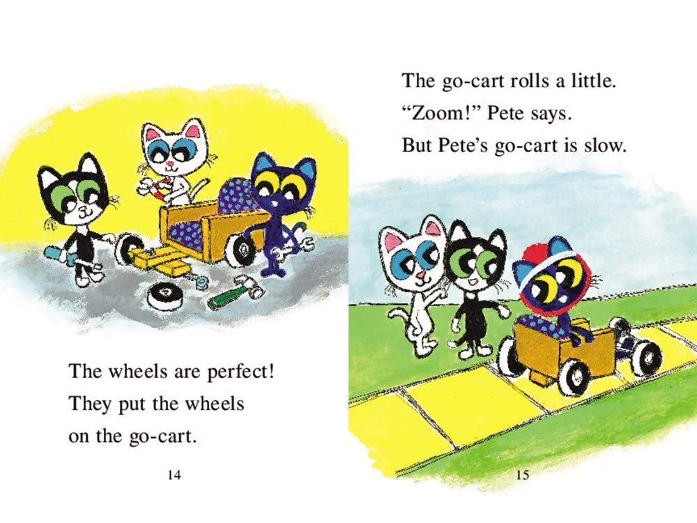 My First I Can Read : Pete the Kitty: Ready, Set, Go-Cart! - Paperback