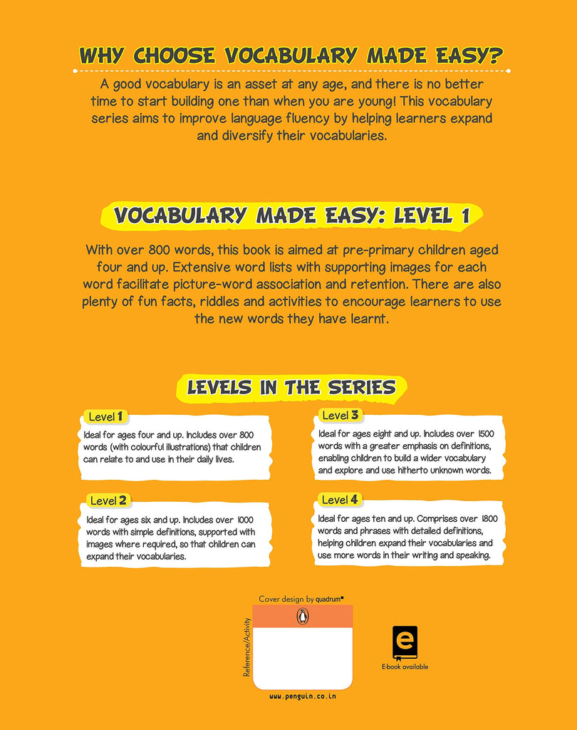 Vocabulary Made Easy Level 1 - Paperback