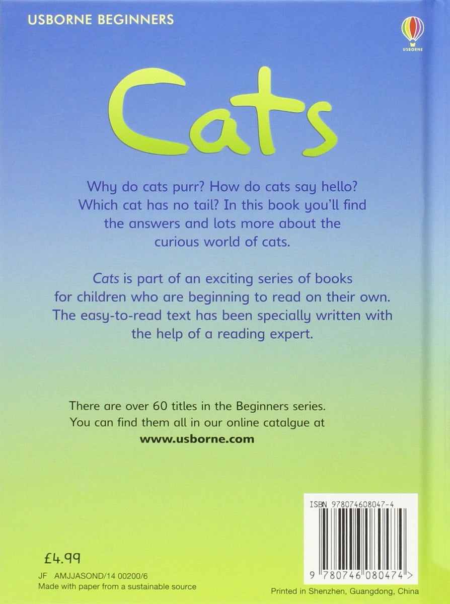Usborne Beginners : Cats - Hardback