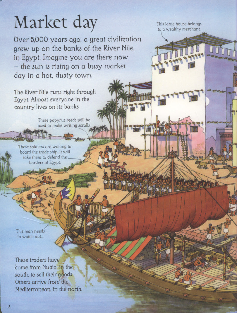 Usborne See Inside Ancient Egypt - Hardback