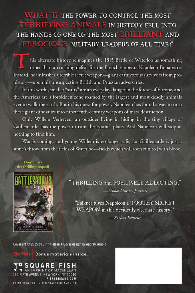 Battlesaurus #1: Rampage At Waterloo - Paperback