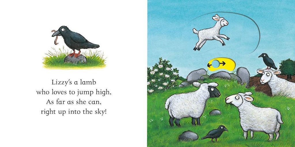 Lizzy the Lamb: A Push, Pull, Slide Book - Board book