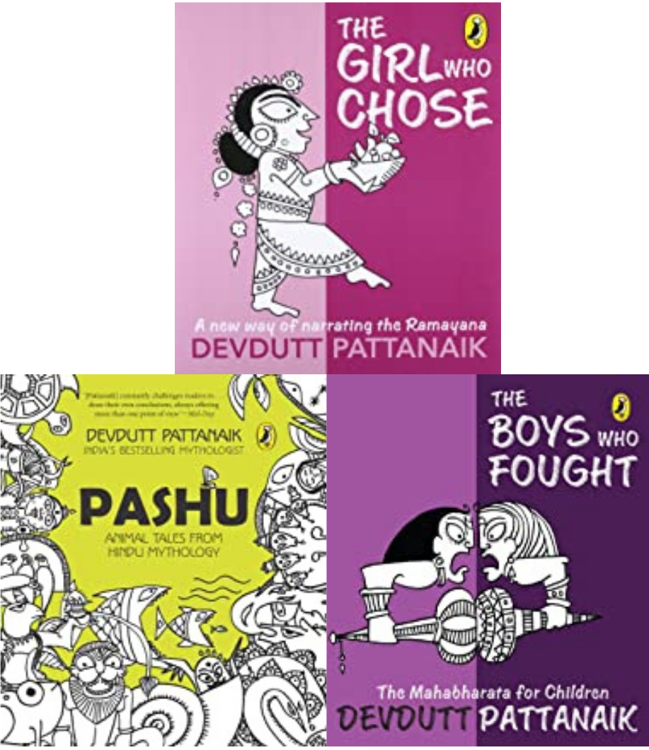 Devdutt Pattanaik Collection (Mythology For Kids ) Set Of 3 Books - Pa